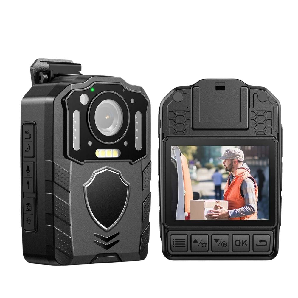 Caméra Piéton Bodycam KJ25 1080P - 13H Autonomie | Camera-Optiqua